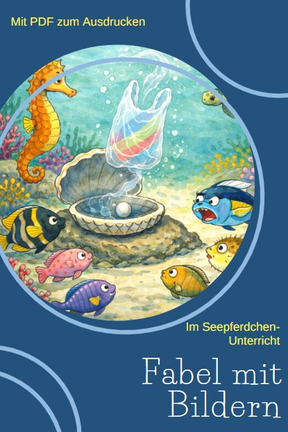 Im Seepferdchen-Unterricht Moderne Fabel für Kinder